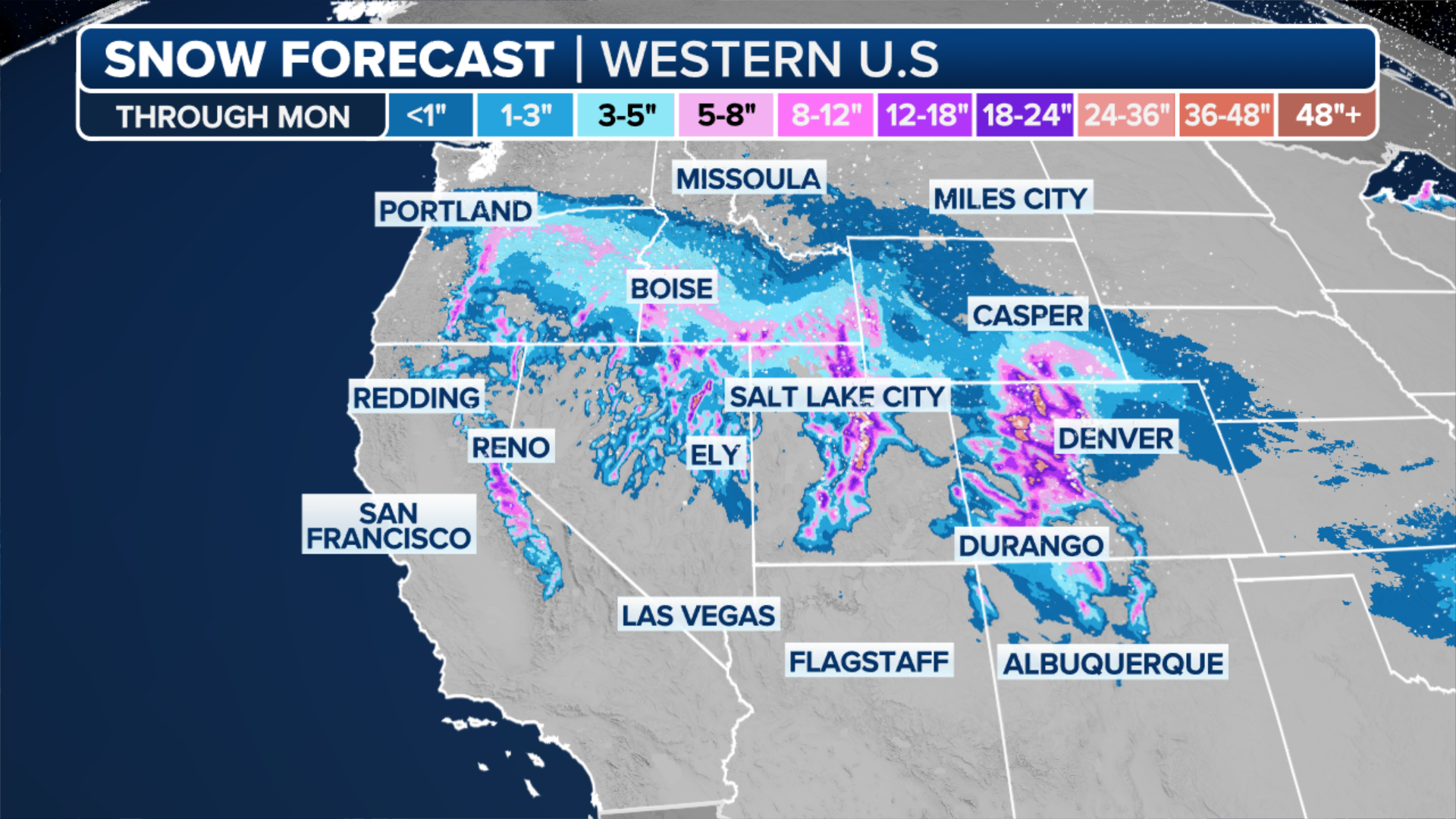 Winter storm could end snowless streaks for major US cities | Fox Weather